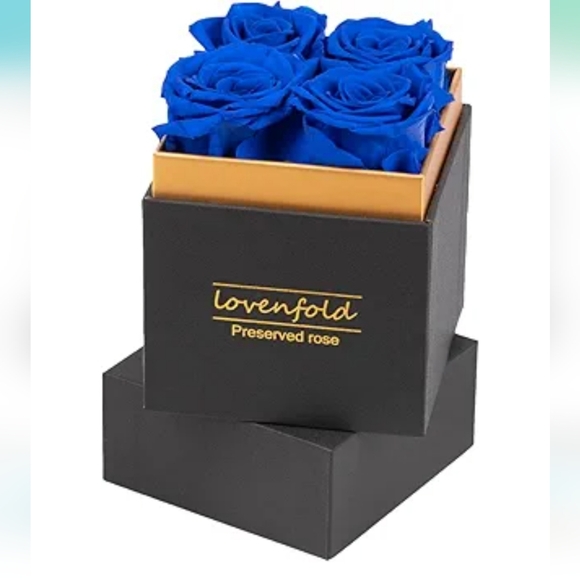 Lovenfold | Other | Lovenfold Preserved Blue Roses 0 Real Flowers ...